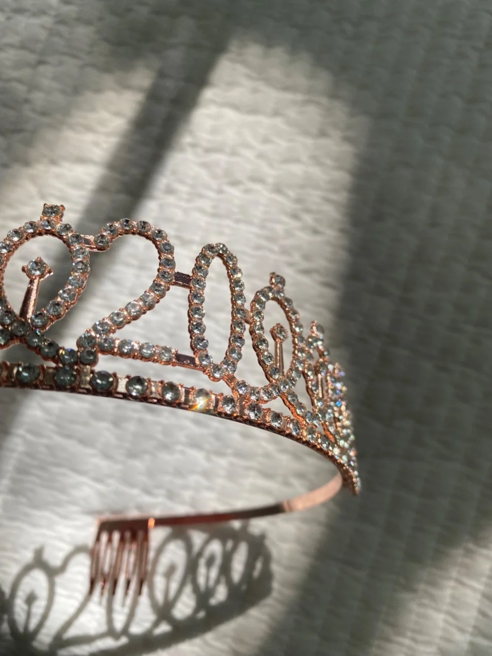 Accessories | Rose Gold Pink Rhinestone 2 Birthday Crown | Poshmark